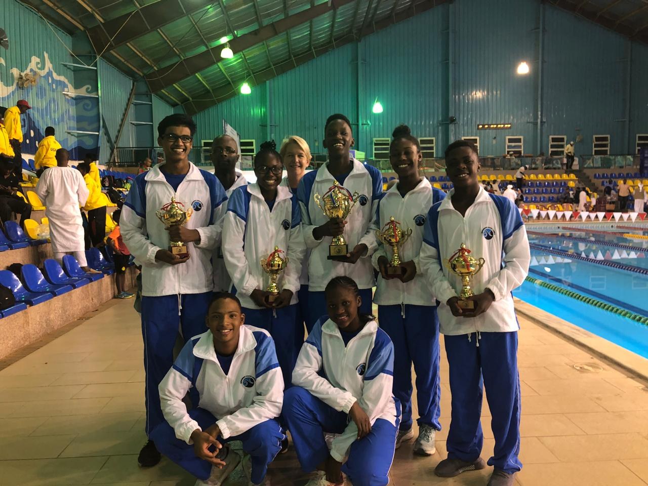 A total of 78 medals for the South African Swimming Team as the CANA ...